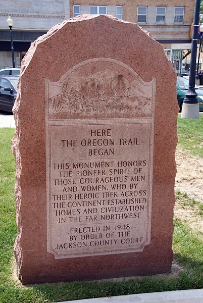 Oregon Trail in Missouri and Kansas